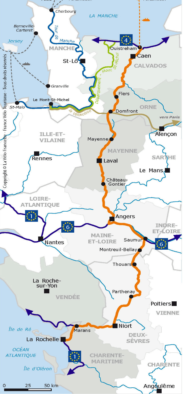 Vélo-route - Mairie d'Echiré (79)